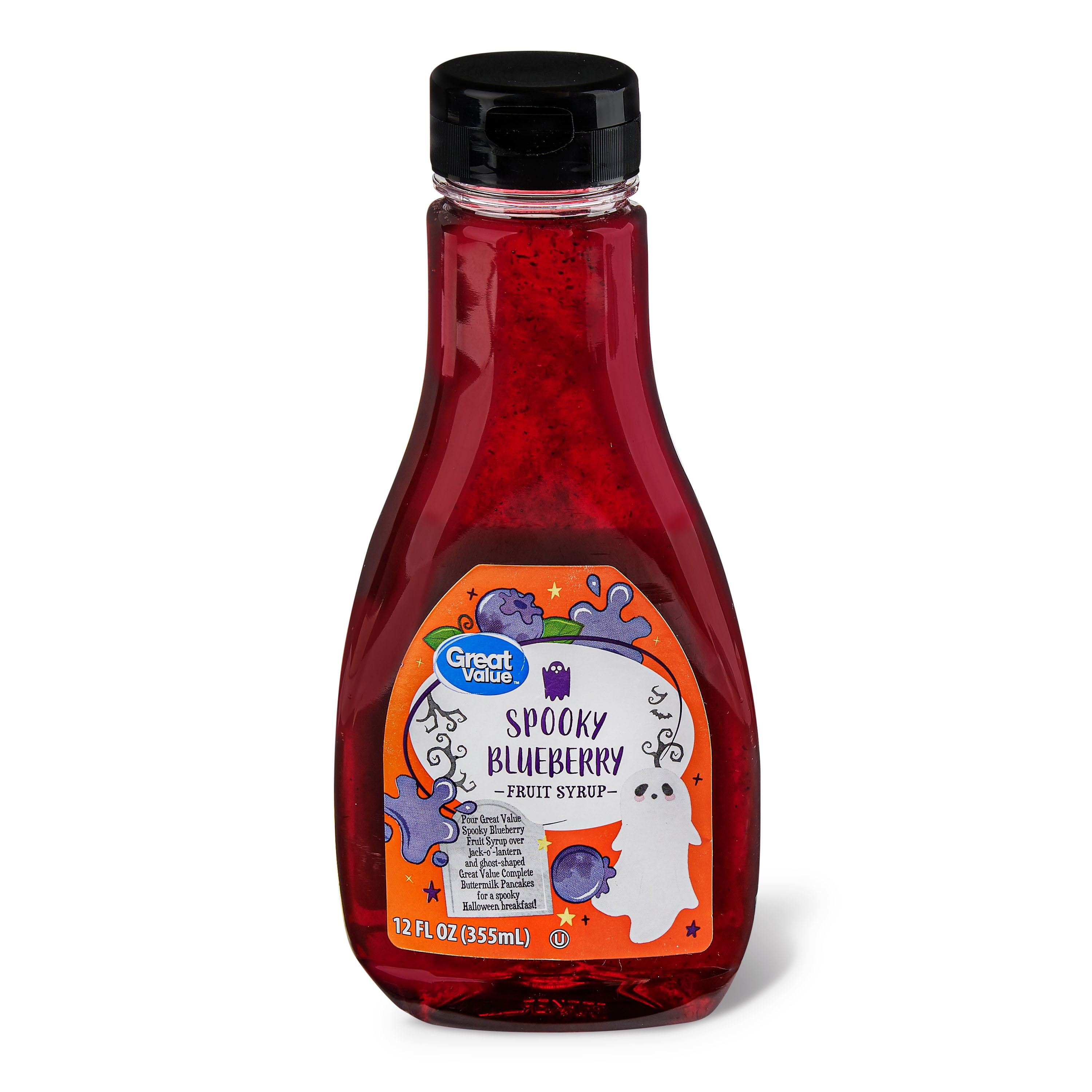 Great Value Spooky Blueberry Fruit Syrup