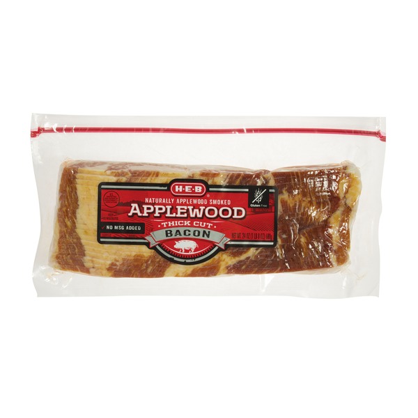 H-e-b Applewood Smoked Thick Cut Bacon