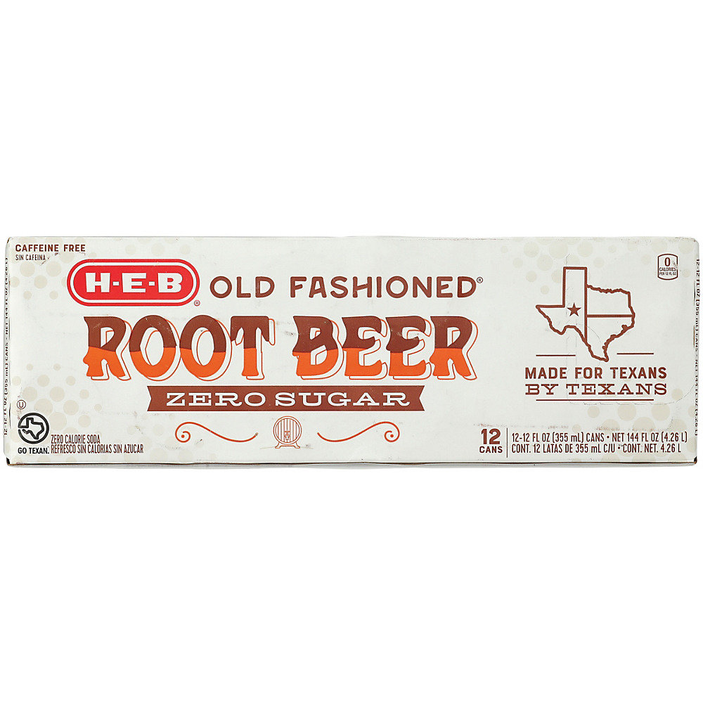H-E-B Diet Old Fashioned Root Beer