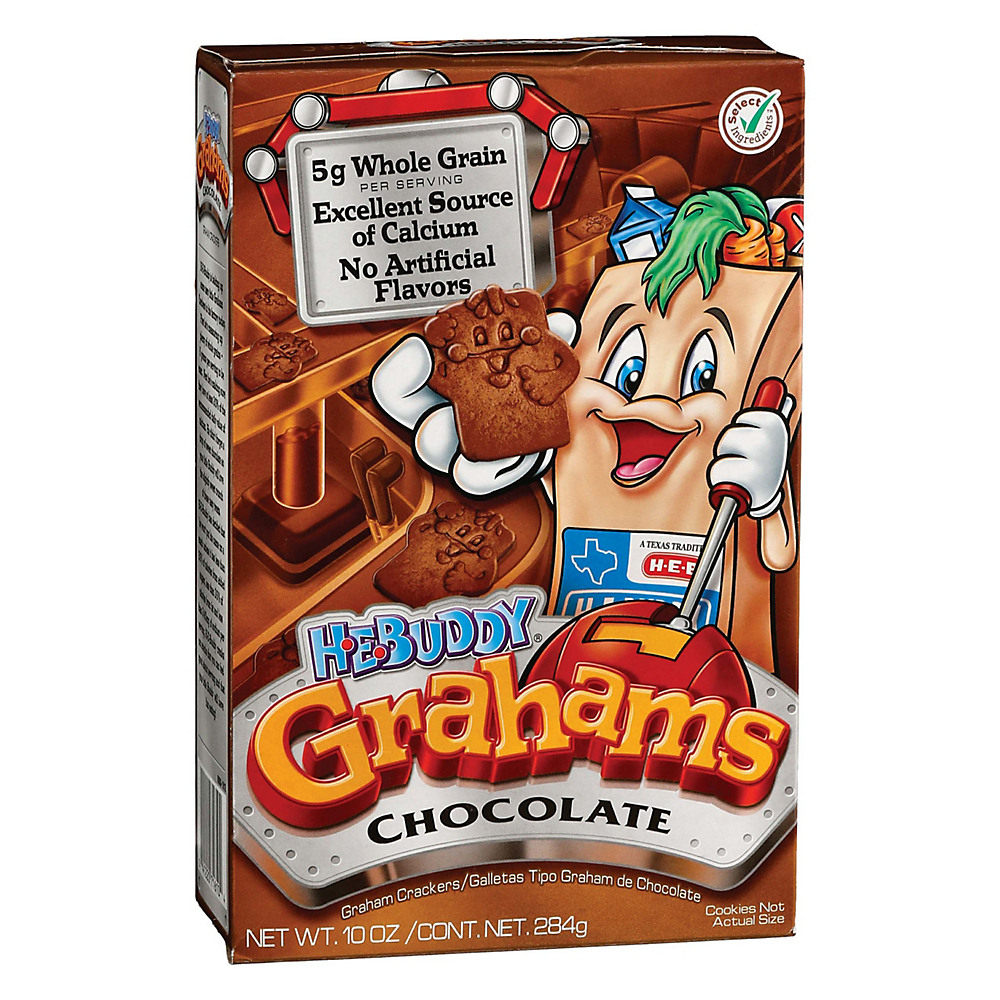 H-e-buddy Chocolate Graham Crackers