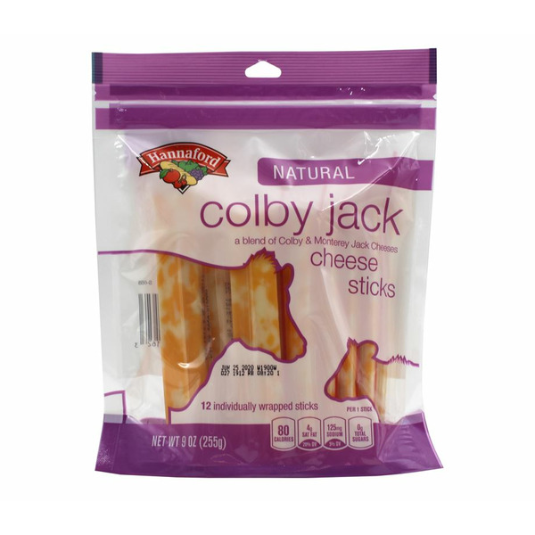 Natural A Blend Of Colby & Monterey Jack Cheese Sticks, Colby Jack