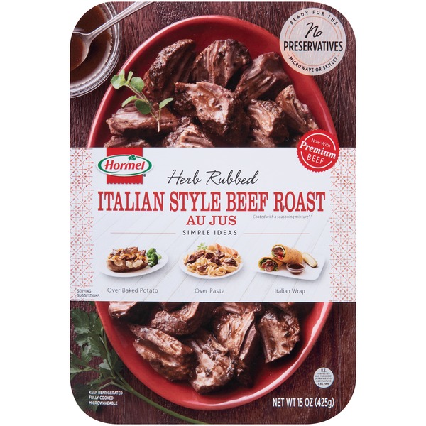 Hormel Herb Rubbed Italian Style Beef Roast Au Jus