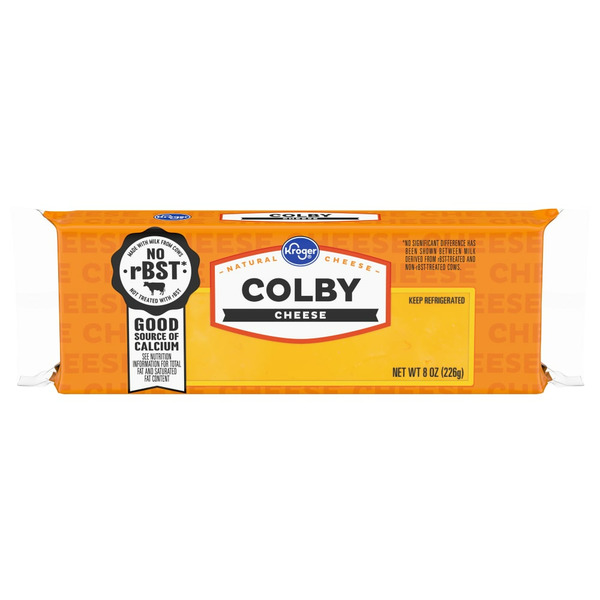 Kroger Cheese, Colby