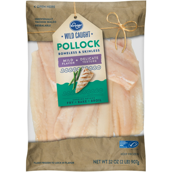 Kroger Frozen Wild Caught Pollock Fillets Big Deal
