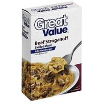 Great Value Skillet Meal Beef Stroganoff