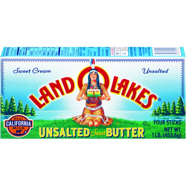 Land O Lakes® Unsalted Sweet Butter, Quarters