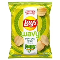 Lay's Wavy Funyuns Onion Flavored Potato Chips