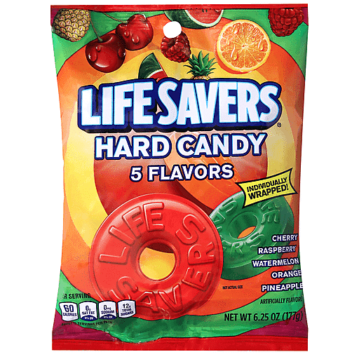Life Savers 5 Flavors Hard Candy Individually Wrapped