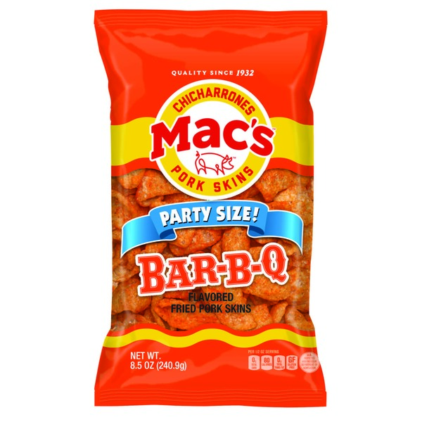 Chicharrones Fried Pork Skins, Bar-b-q