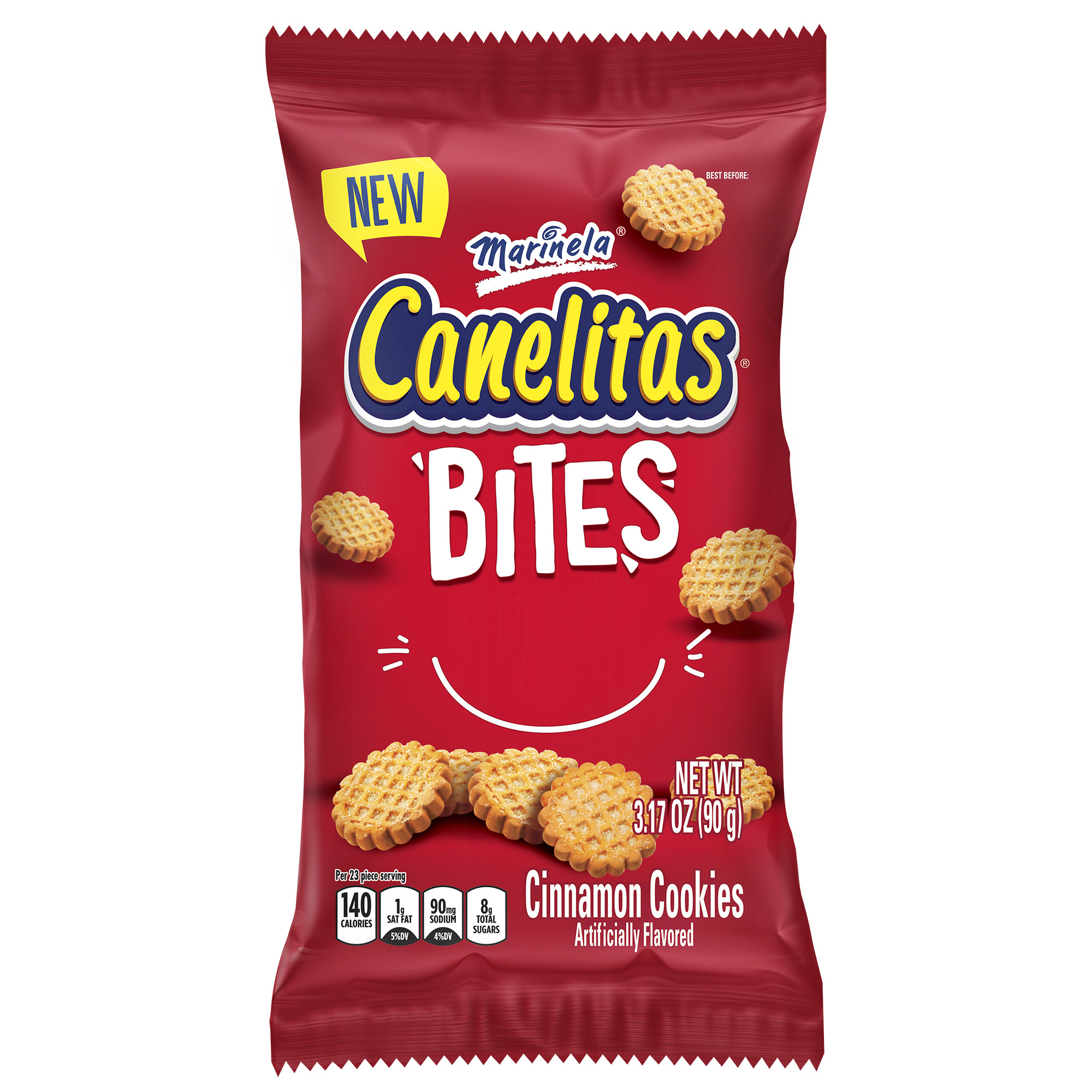 Marinela Canelitas Bites, Mini Cinnamon Cookies, Single Serving ...