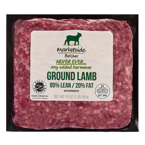 Marketside 80% Lean/20% Fat Ground Lamb