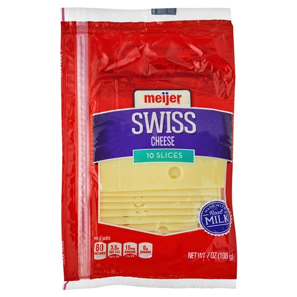 Meijer Meijer, Swiss Cheese Slices