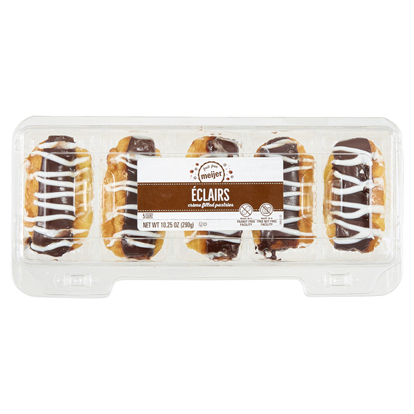 Eclairs Creme Filled Pastries