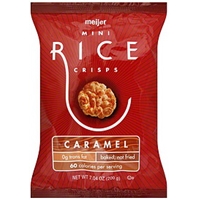 Meijer Rice Crisps Mini, Caramel