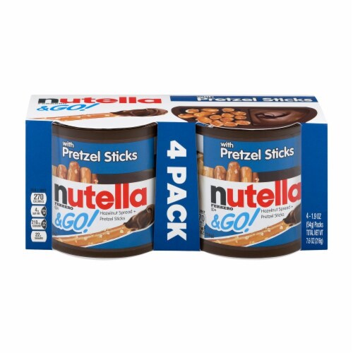 Nutella & Go Chocolate Hazelnut Spread With Pretzel Sticks
