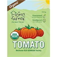 Organic Heirloom Tomato (Old German) Seed Packet