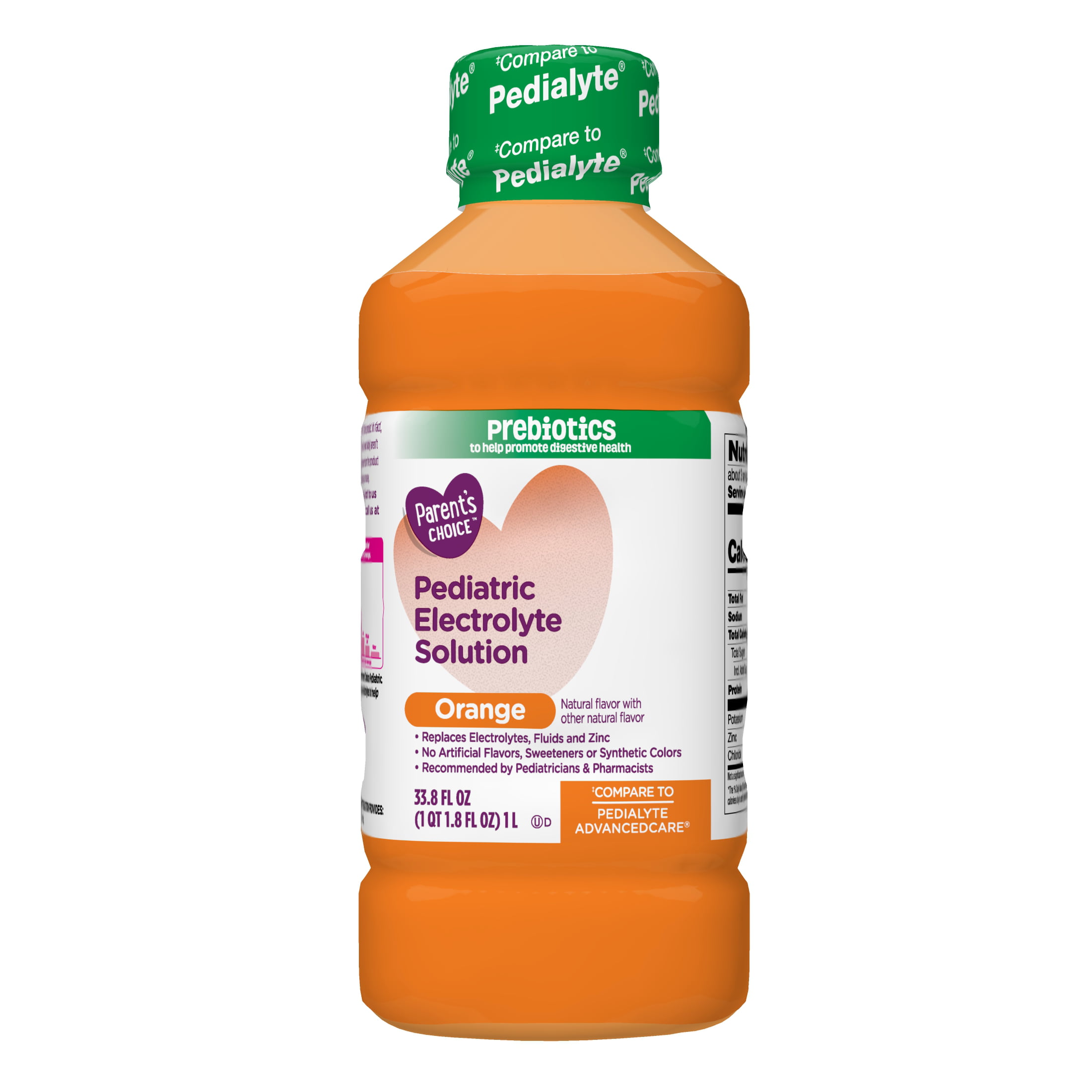 Parent's Choice Orange Pediatric Oral Electrolyte Drink, 1 L
