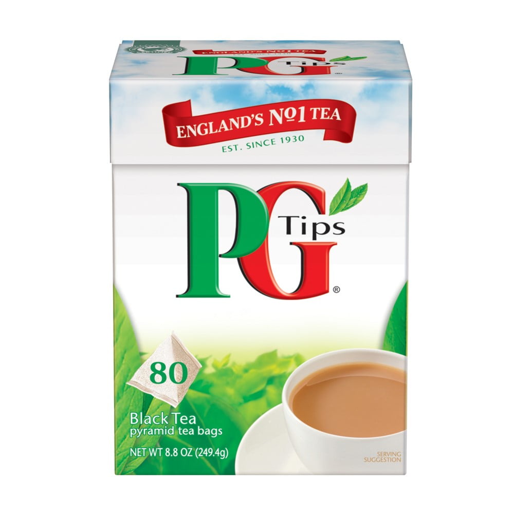 Pg Tips Black Tea Pyramid Tea Bags 80 Ct