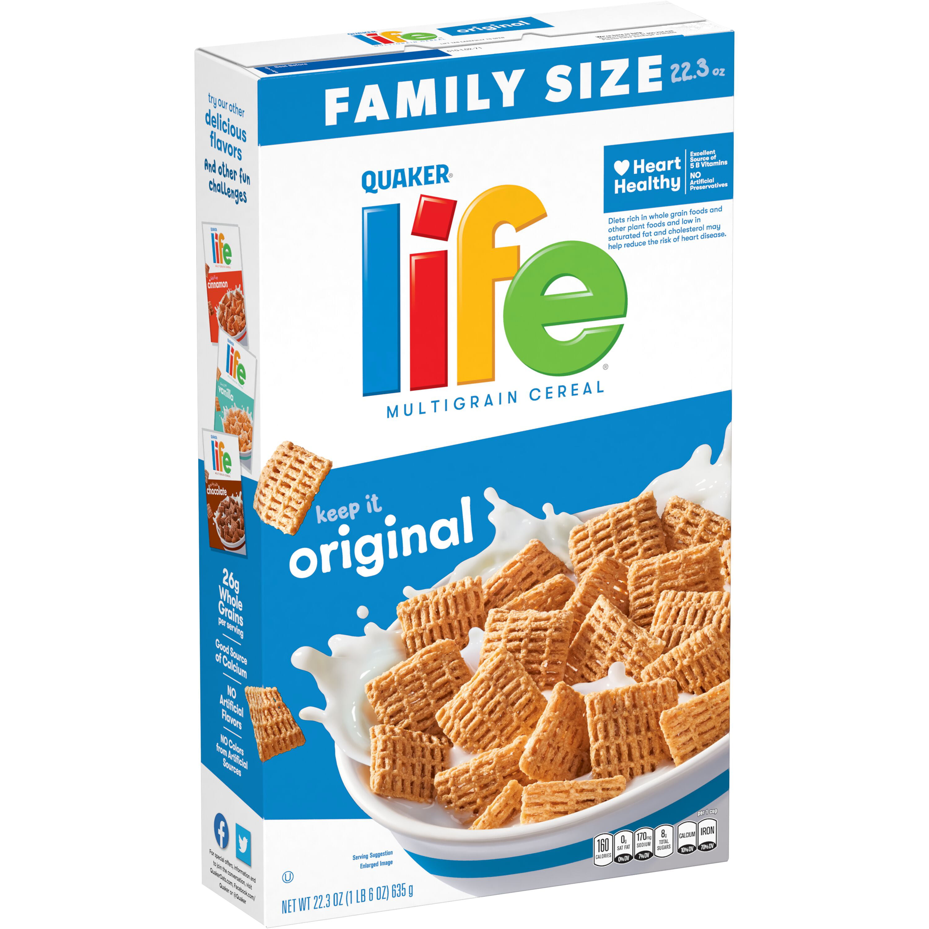 Quaker Life Multigrain Cereal Original, Family Size