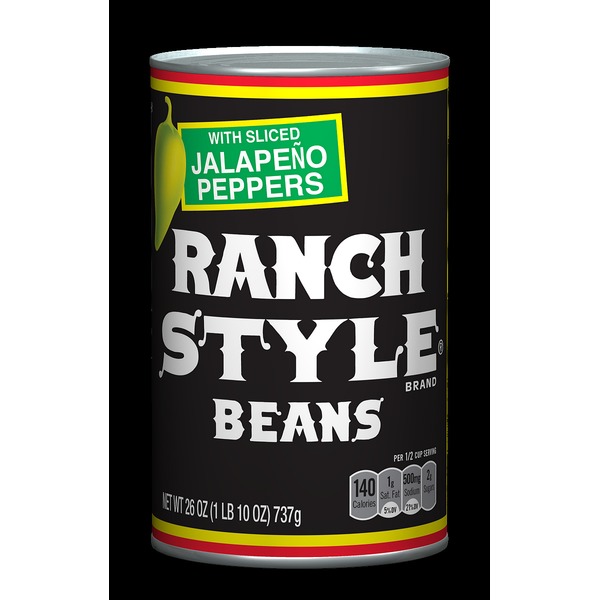 Ranch Style Beans Beans With Sliced Jalapeno Peppers Canned Beans
