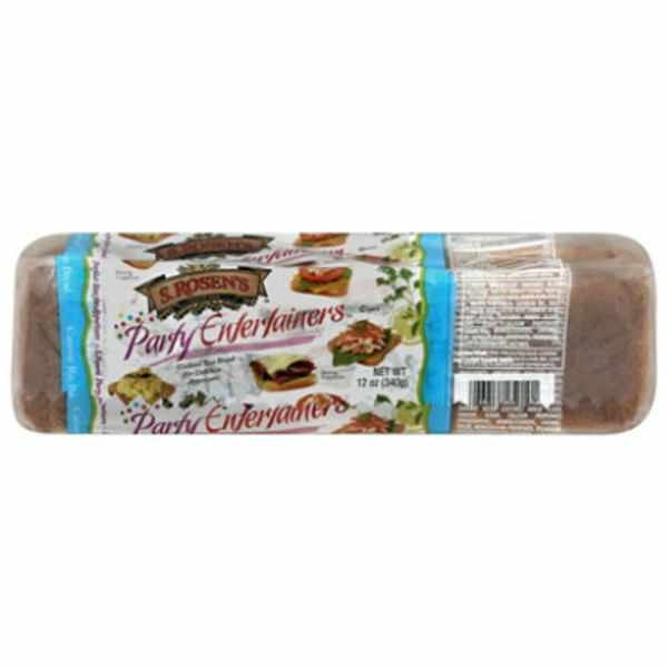 Caraway Rye Cocktail Size Bread