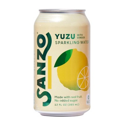 Yuzu Sparkling Water With Ginger, Yuzu With Ginger