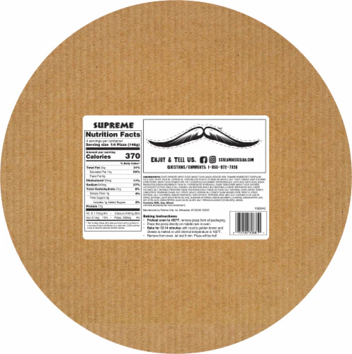 Screamin' Sicilian® Tavern Supreme Frozen Pizza