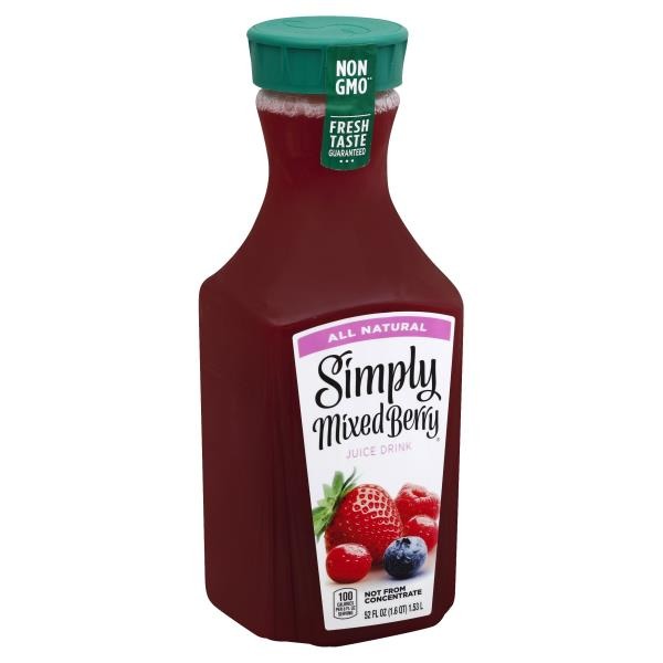 Simply Mixed Berry Juice Drink