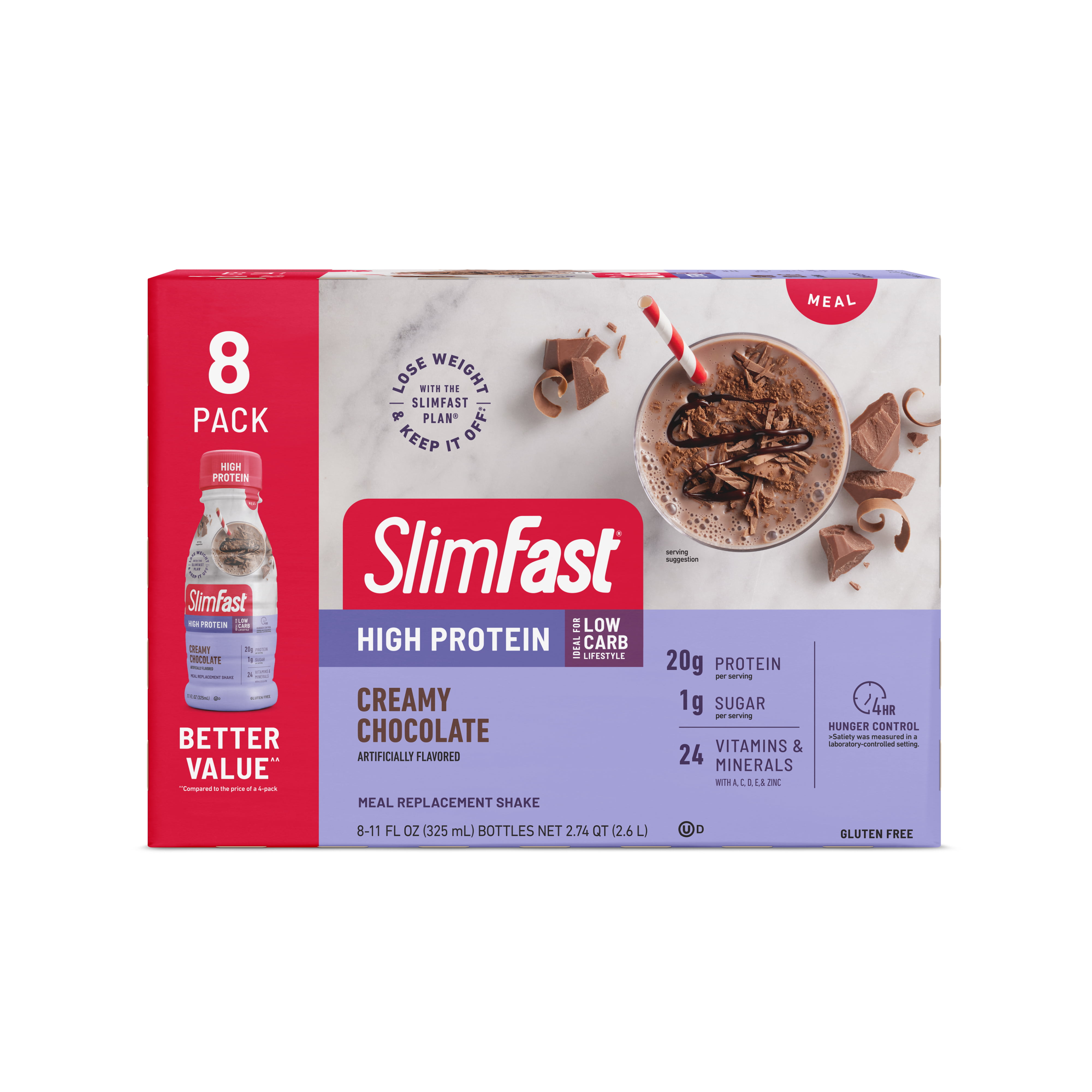 Slimfast Advanced Nutrition High Protein Meal Replacement Shakes ...