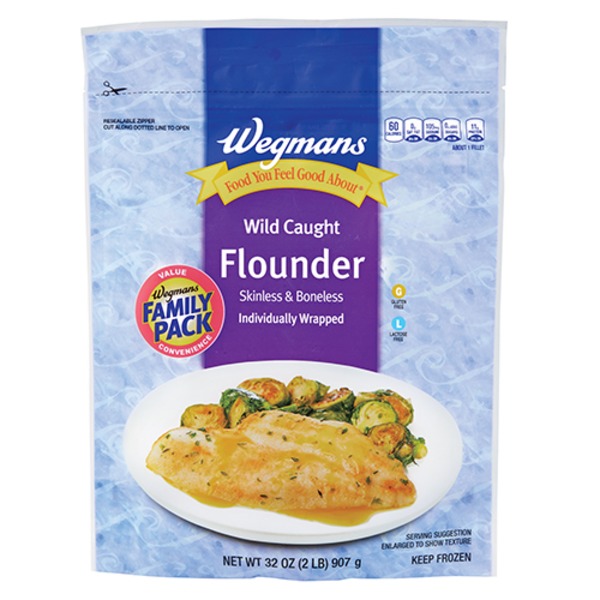 Kroger, Wild-caught Boneless & Skinless Flounder