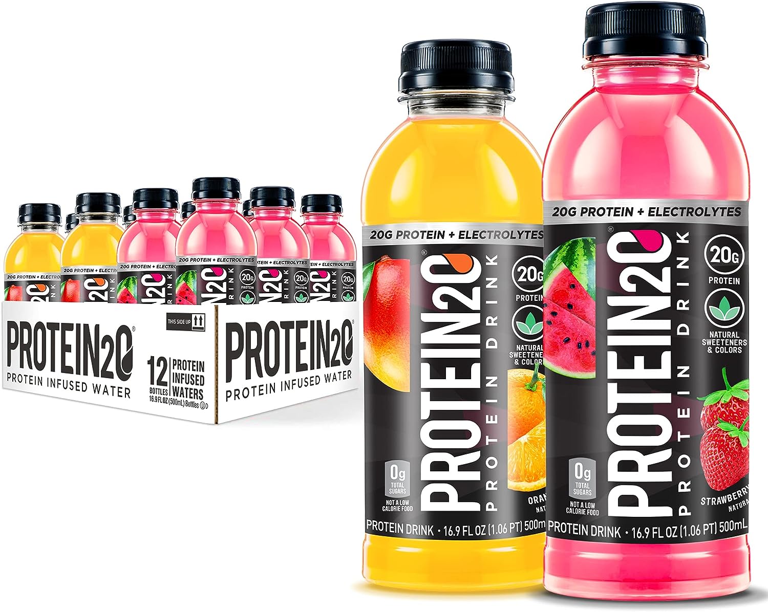 Whey Protein Isolate Infused Water Plus Electrolytes, Sugar Free Sports ...