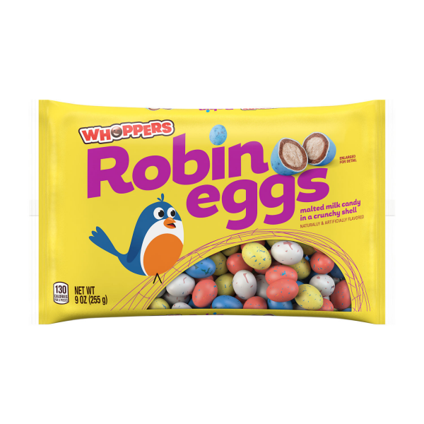 Whoppers Robin Eggs Malted Milk In Crunchy Shells Treat, Easter Candy