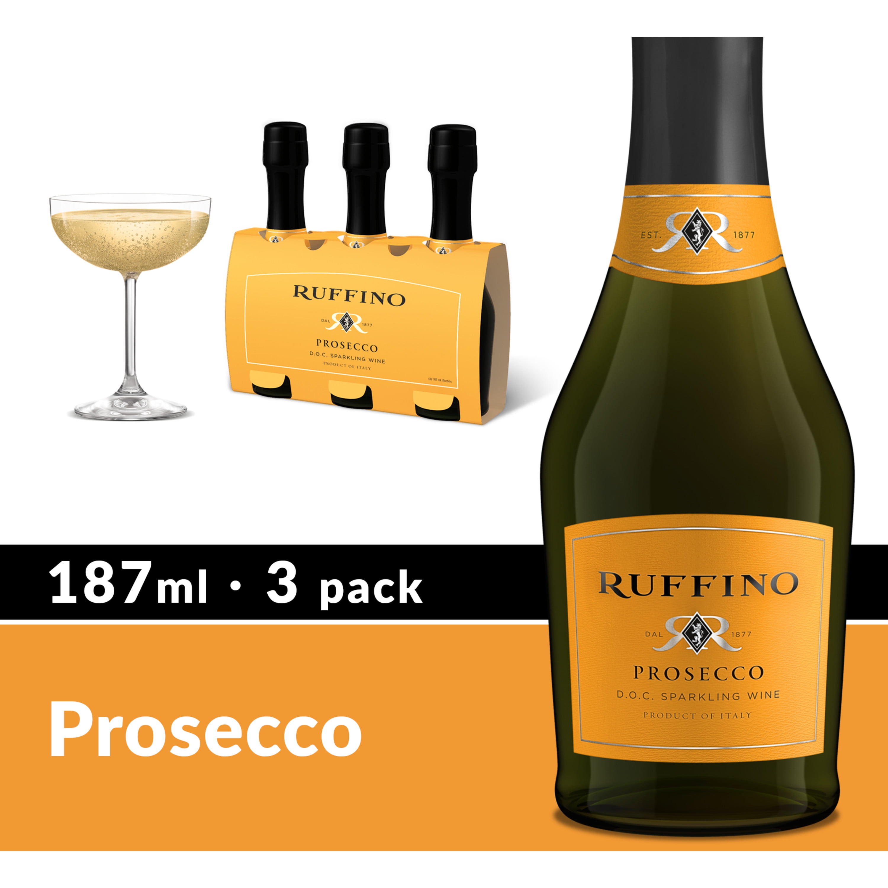 Wine Ruffino Spk Prosecco 3pk