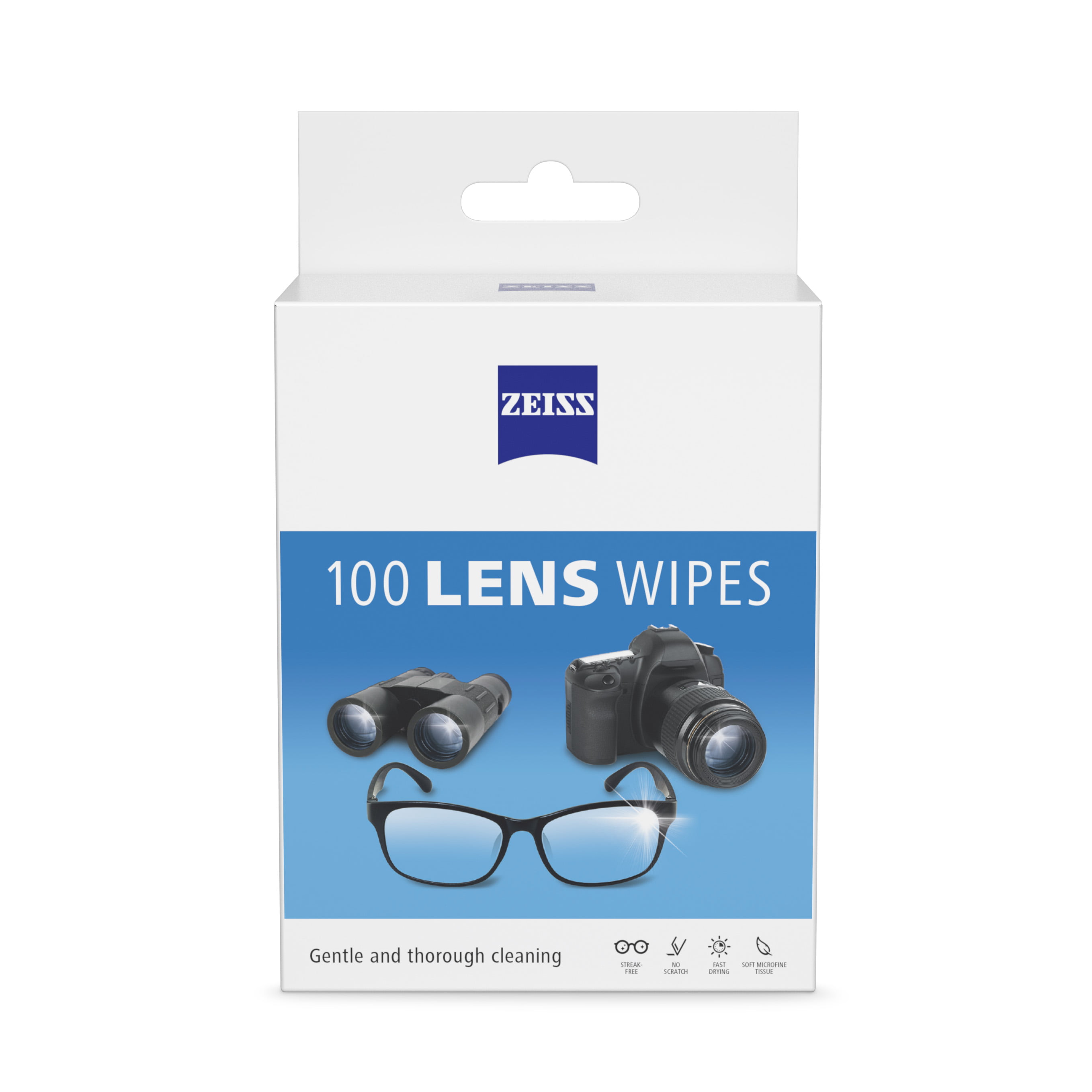 Zeiss Pre-moistened Lens Cleaning Wipes - Cleans Bacteria, Germs And ...