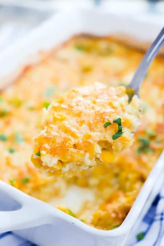 Lusciously Smooth Corn Pudding Casserole