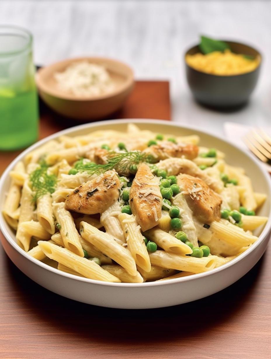Creamy Parmesan Chicken Penne