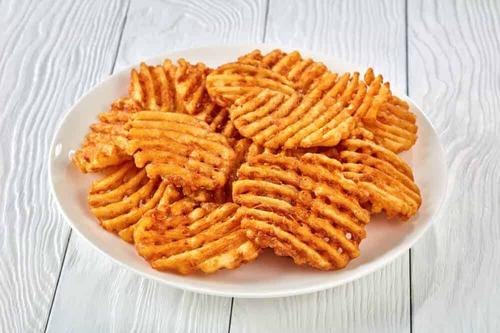 Cheesy Carnival-Style Loaded Waffle Fries
