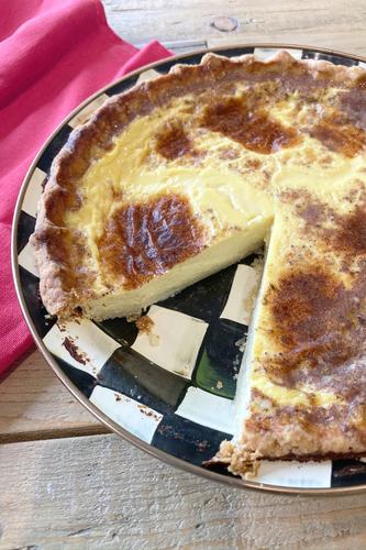 Velvety Vanilla Custard Pie