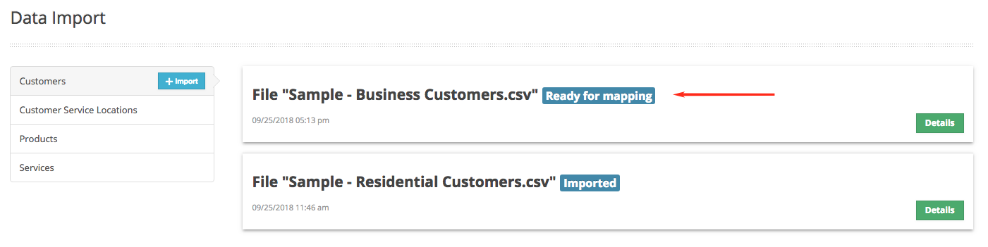 Data Import Wizard – Service Fusion