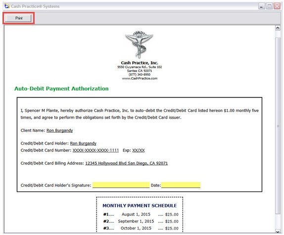ChiroTouch® [ADS]: How do I schedule an auto-debit with my ChiroTouch ...