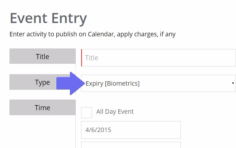 How To Use Event Types 