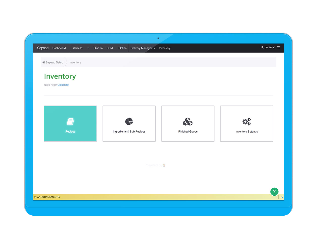 How to add a recipe?