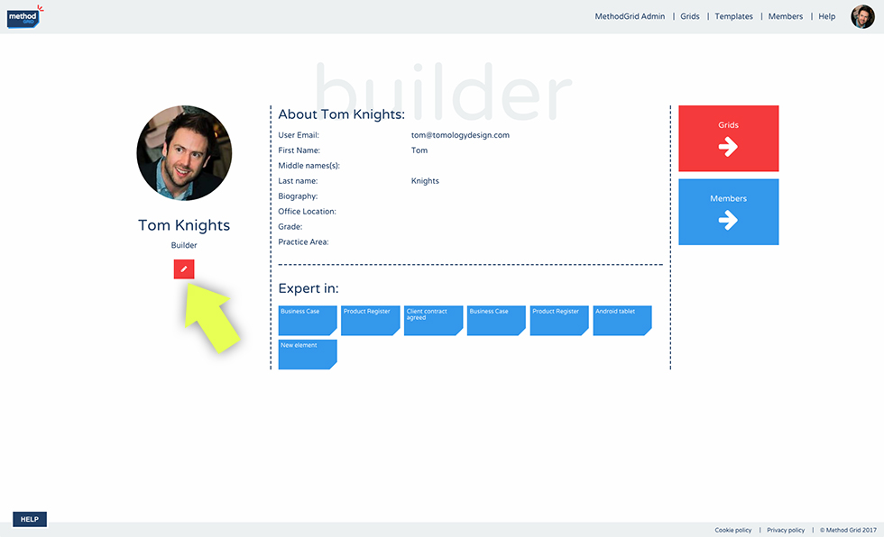 How do I edit my profile?