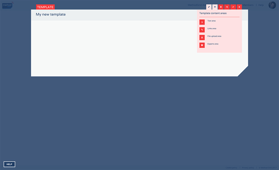 How do I create an element template?