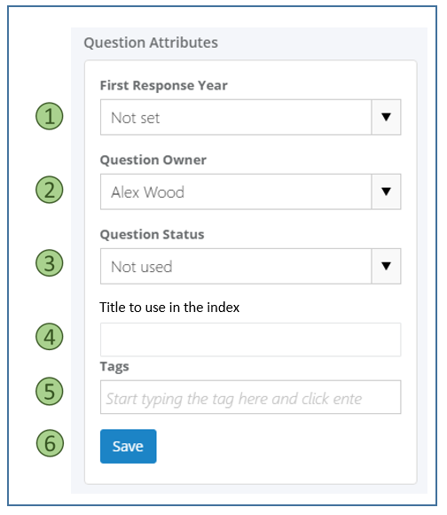Assigning a question to another user