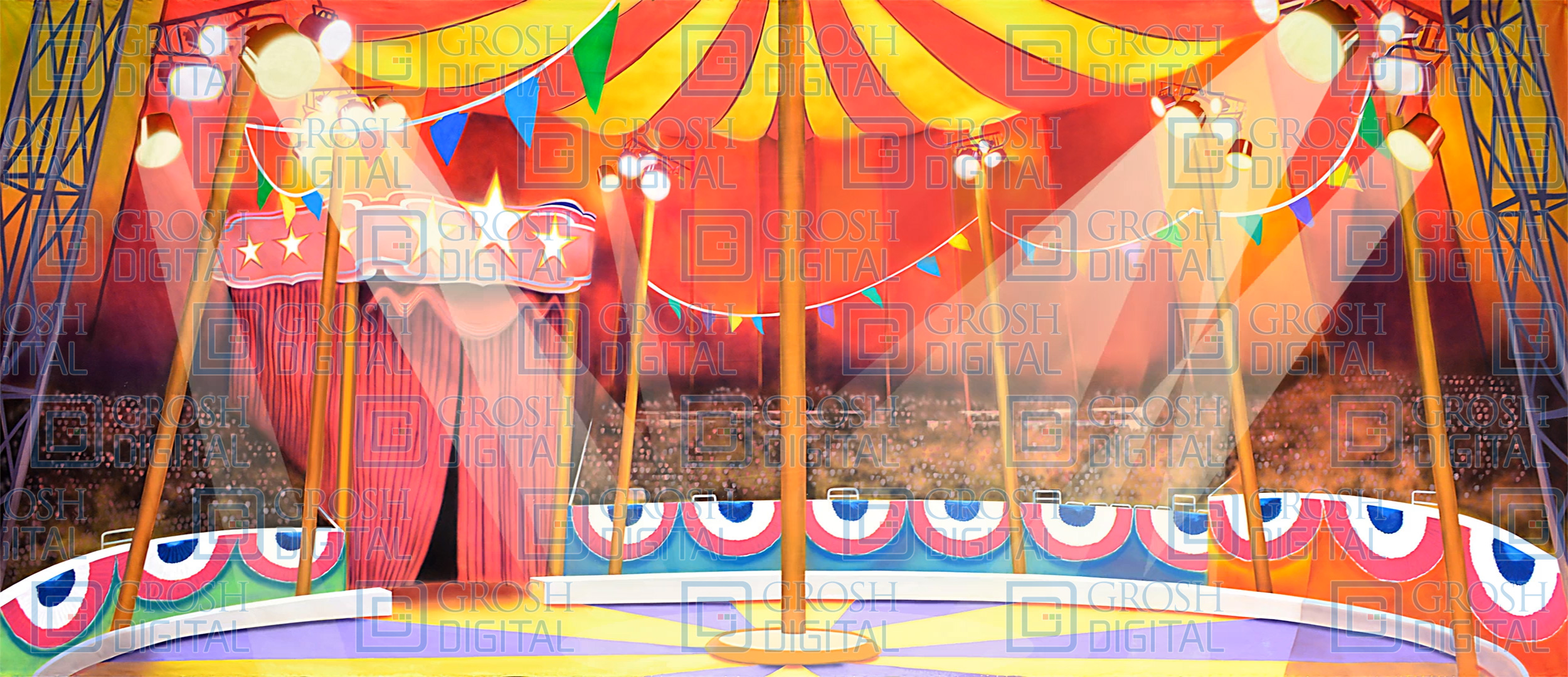 Inside Circus Tent