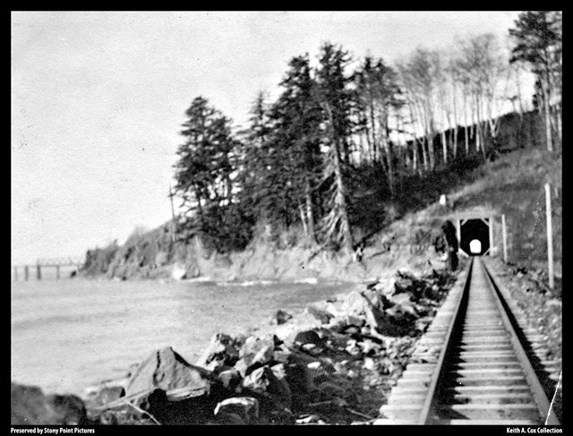 GC7W398 Fort Columbia Stop -- Clamshell Railroad (CDS4) (Traditional ...