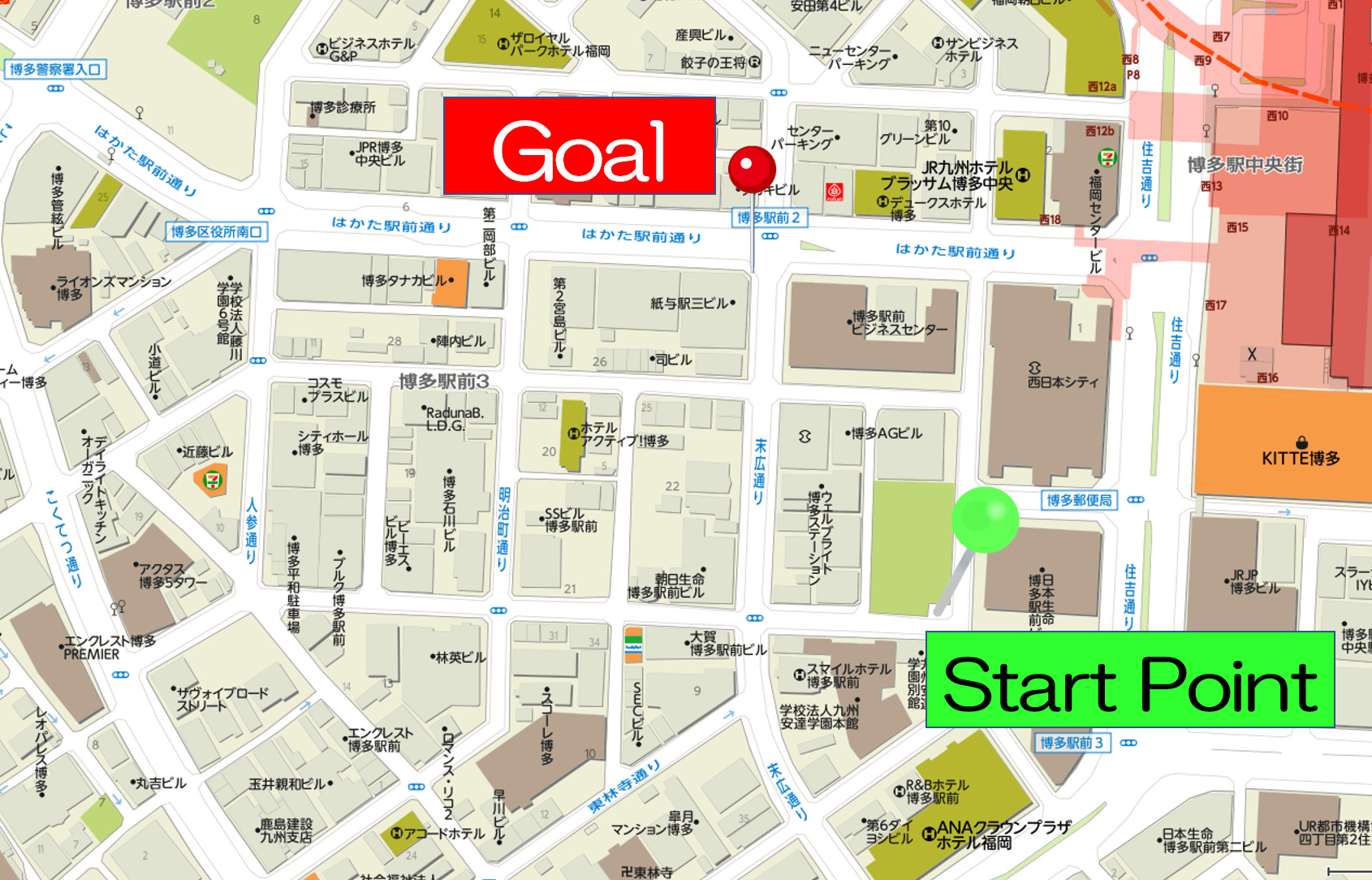 GC82D9X 迷路から脱出せよ ! ～ Pitfall Maze Wherigo #1. Fukuoka ～ (Wherigo Cache ...