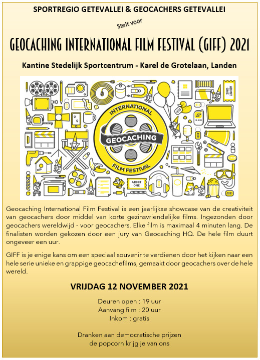 GC9GKR3 Geocaching International Film Festival (GIFF) 2021 (Event Cache ...