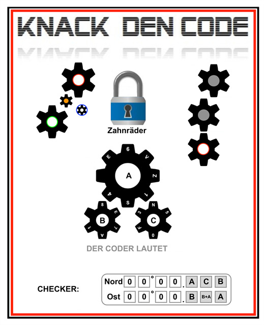 GC87V9H 1. KNACK DEN CODE (Unknown Cache) in Nordrhein-Westfalen, Germany created by Team Kaulquappe